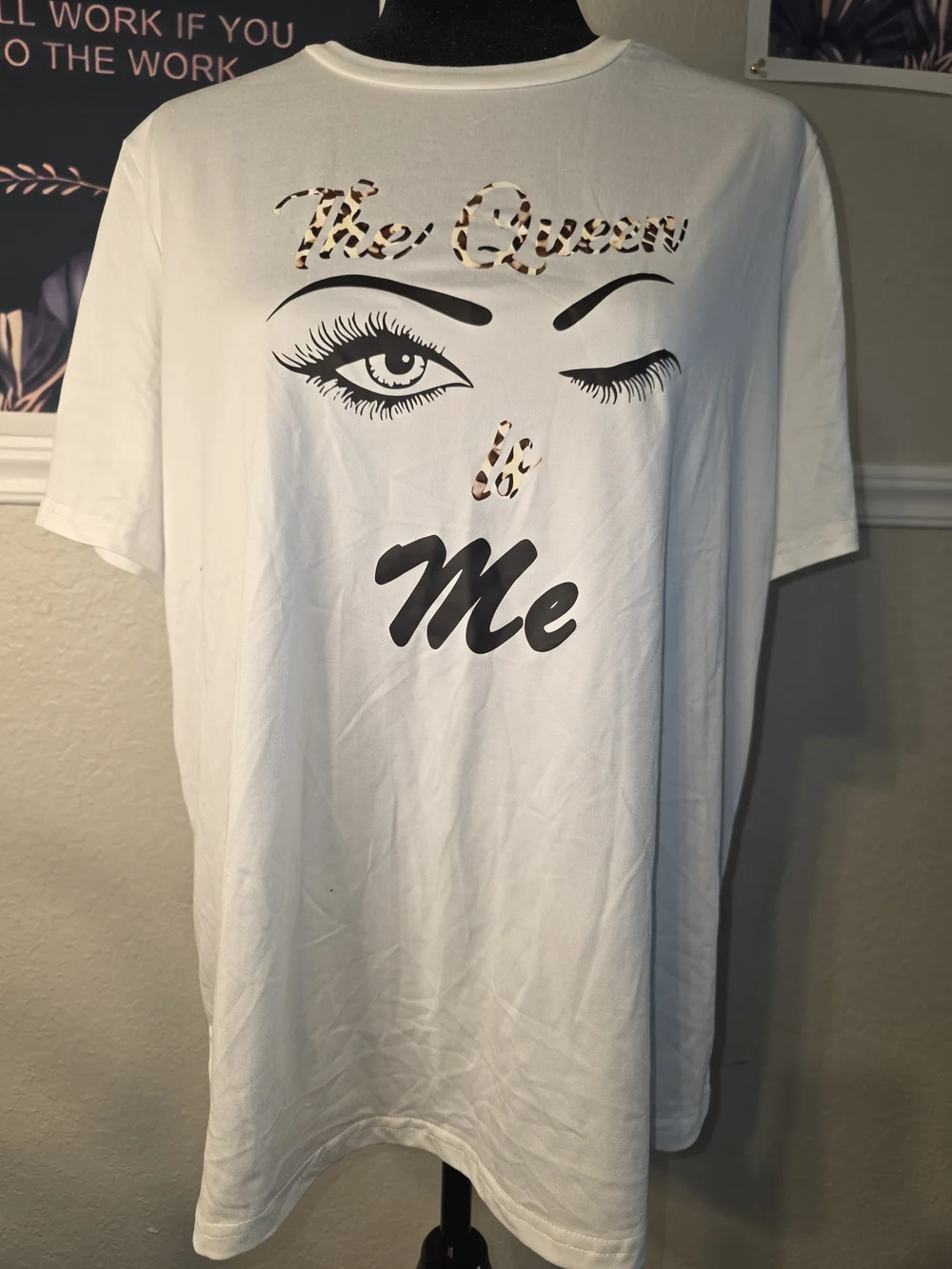 SHEIN | Other | Shein White Logo Tag Tee | Poshmark